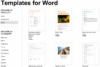 Over 250 Free Microsoft Office Templates & Documents