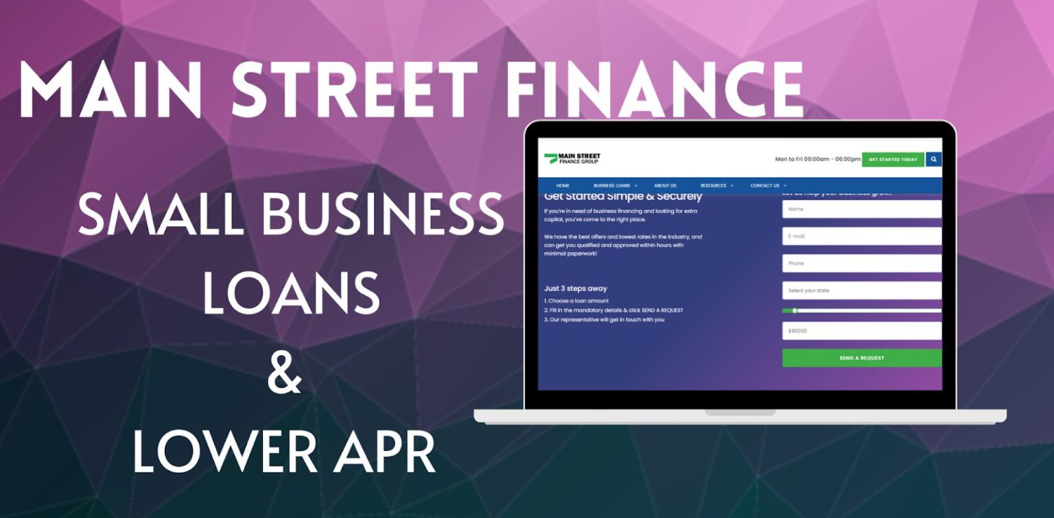 Main Street Finance Group Reviews: Business Loans for Small Business