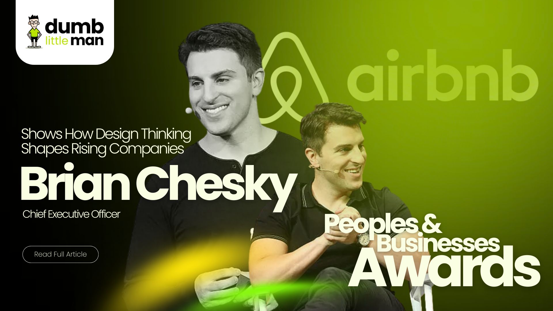 Brian Chesky Shows How Design Thinking Shapes Companies - Dumb Little Man